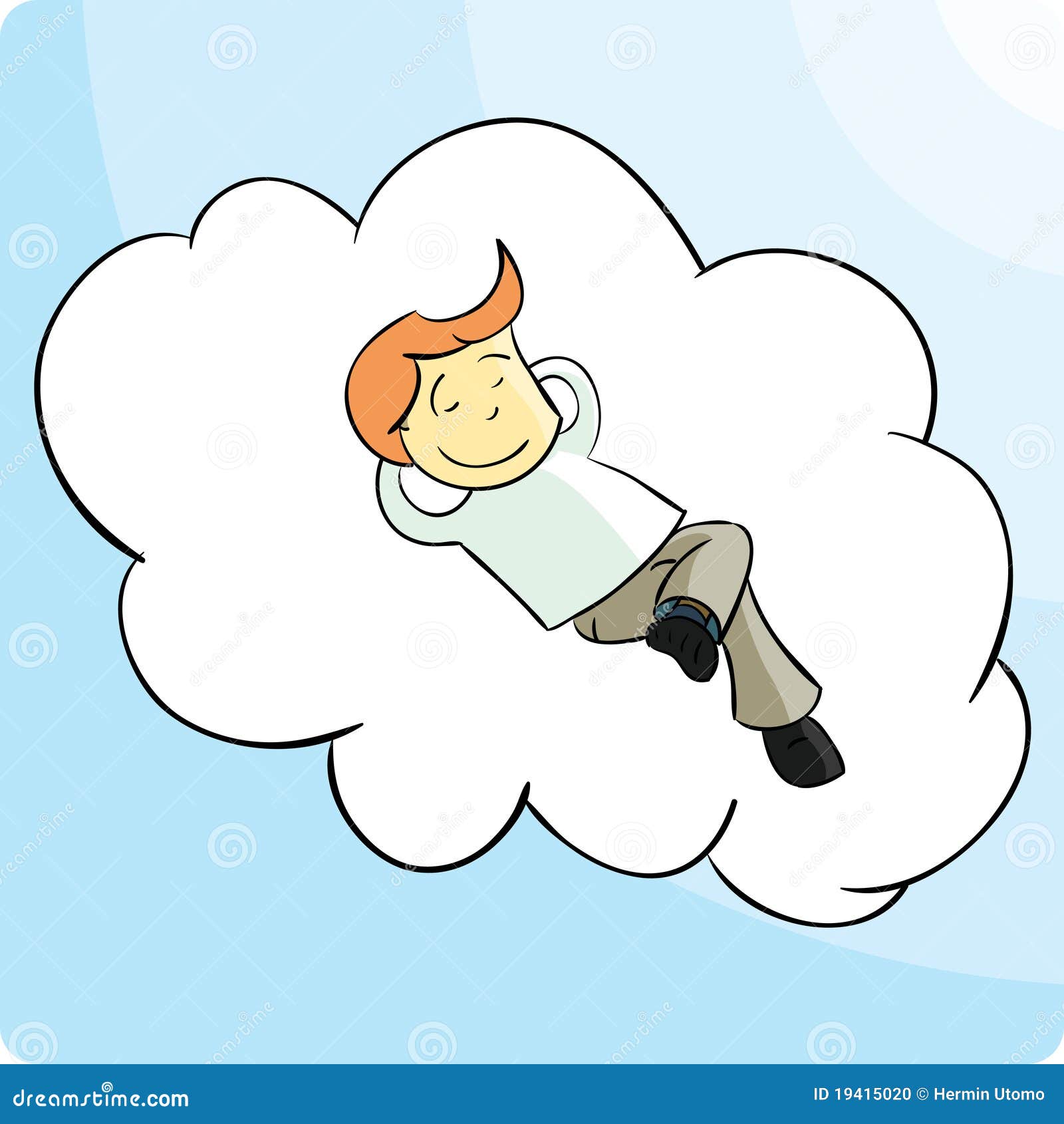 Entspannen Sie sich vektor abbildung. Illustration von karikatur - 19415020