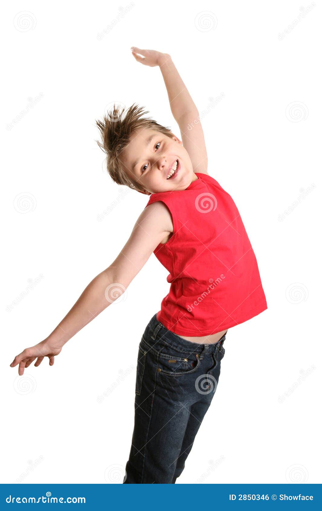 Entusiasmo para a vida foto de stock. Imagem de pular - 2850346