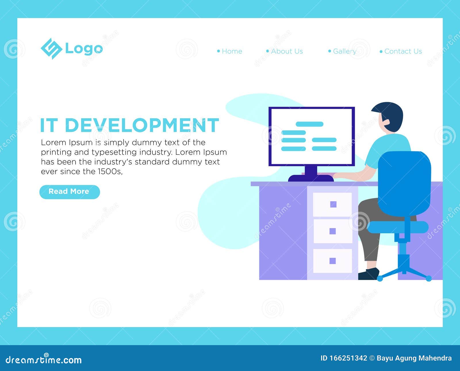 It-Entwicklung stock abbildung. Illustration von marketing - 166251342