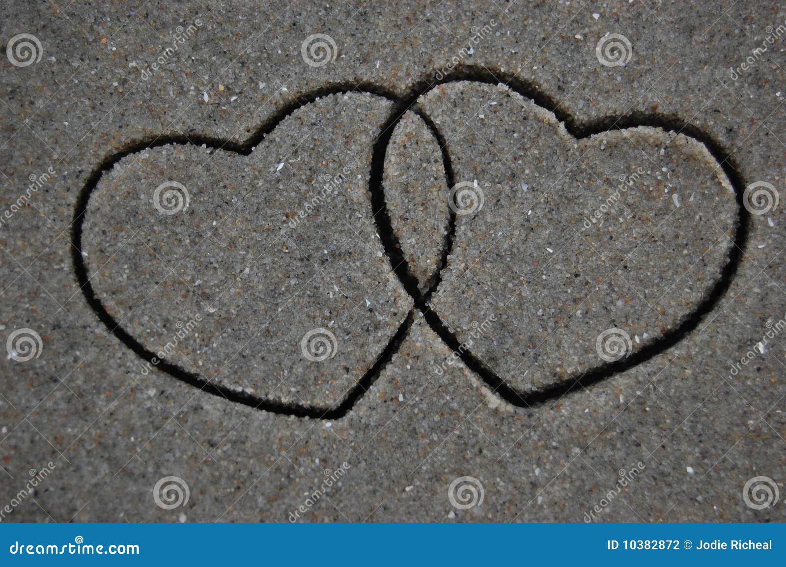 Entwined Hearts stock photo. Image of double, engagement - 10382872
