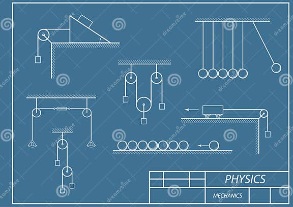 Entwurf in Der Physik-Dynamik Vektor Abbildung - Illustration von ...