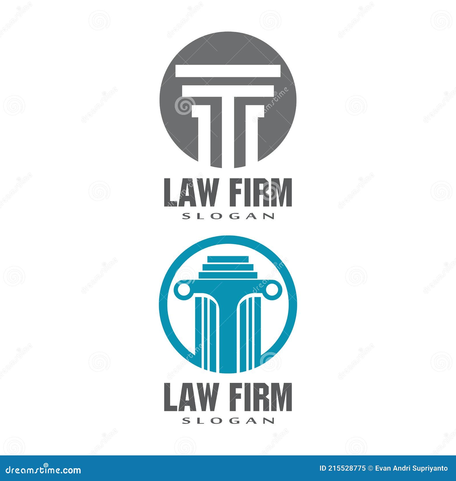 Entwurf Der Vektor-Illustration Des Logos Der Justiz Vektor Abbildung ...