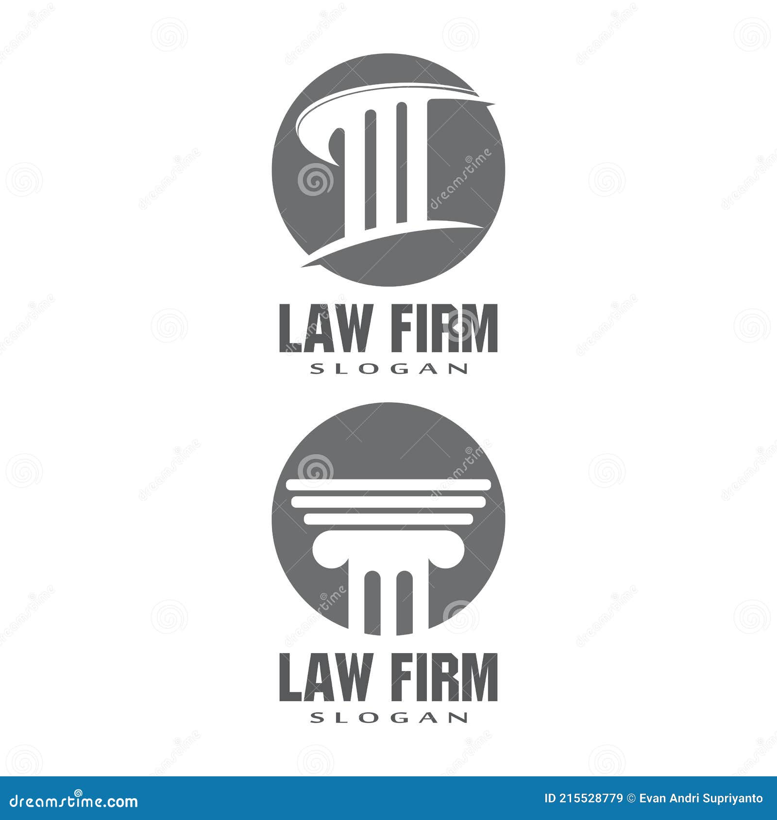 Entwurf Der Vektor-Illustration Des Logos Der Justiz Vektor Abbildung ...