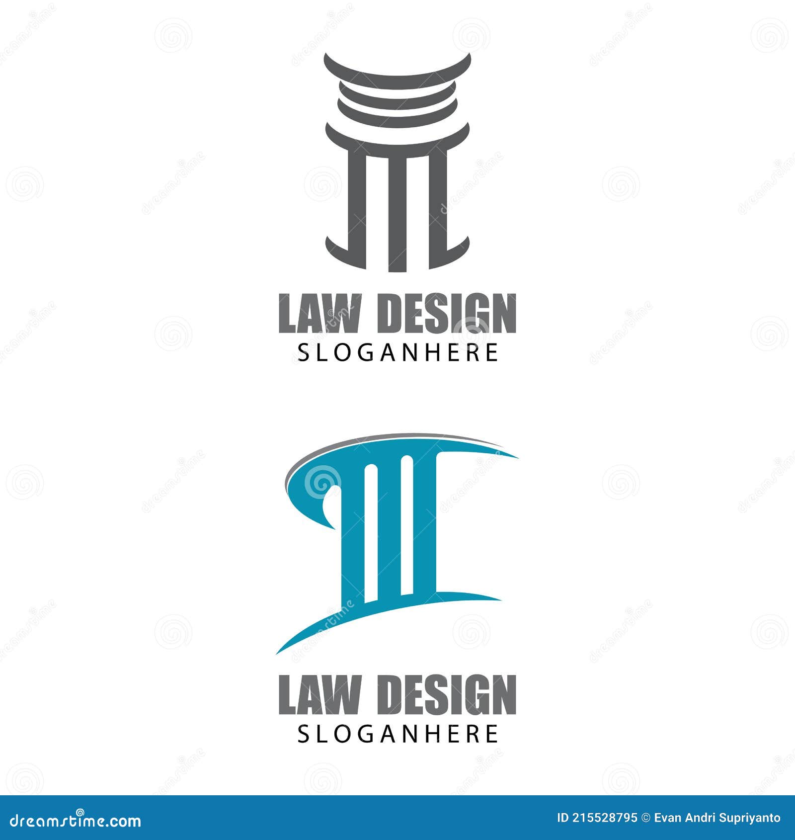 Entwurf Der Vektor-Illustration Des Logos Der Justiz Vektor Abbildung ...