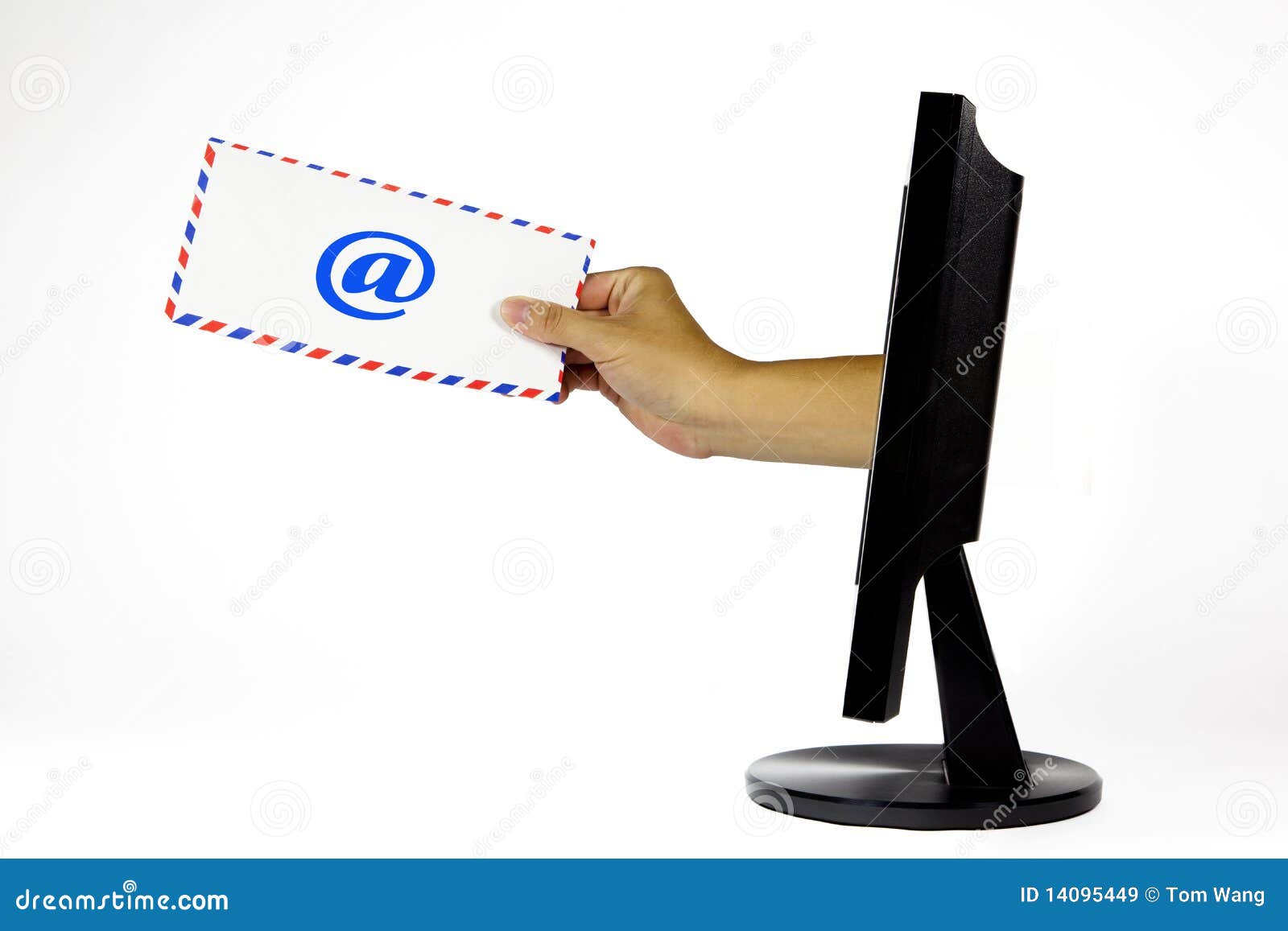 Envío Del Email Del Ordenador Imagen de archivo - Imagen de internet ...