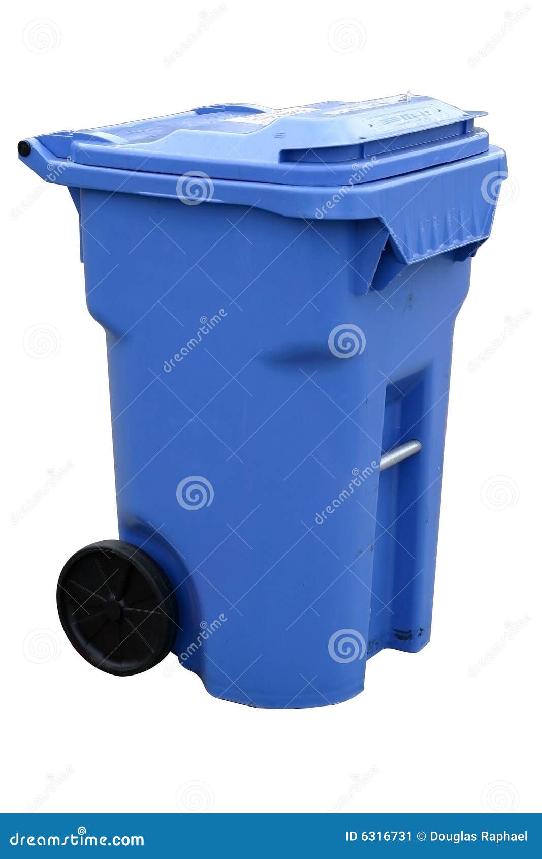 Envase de reciclaje azul imagen de archivo. Imagen de escombros - 6316731