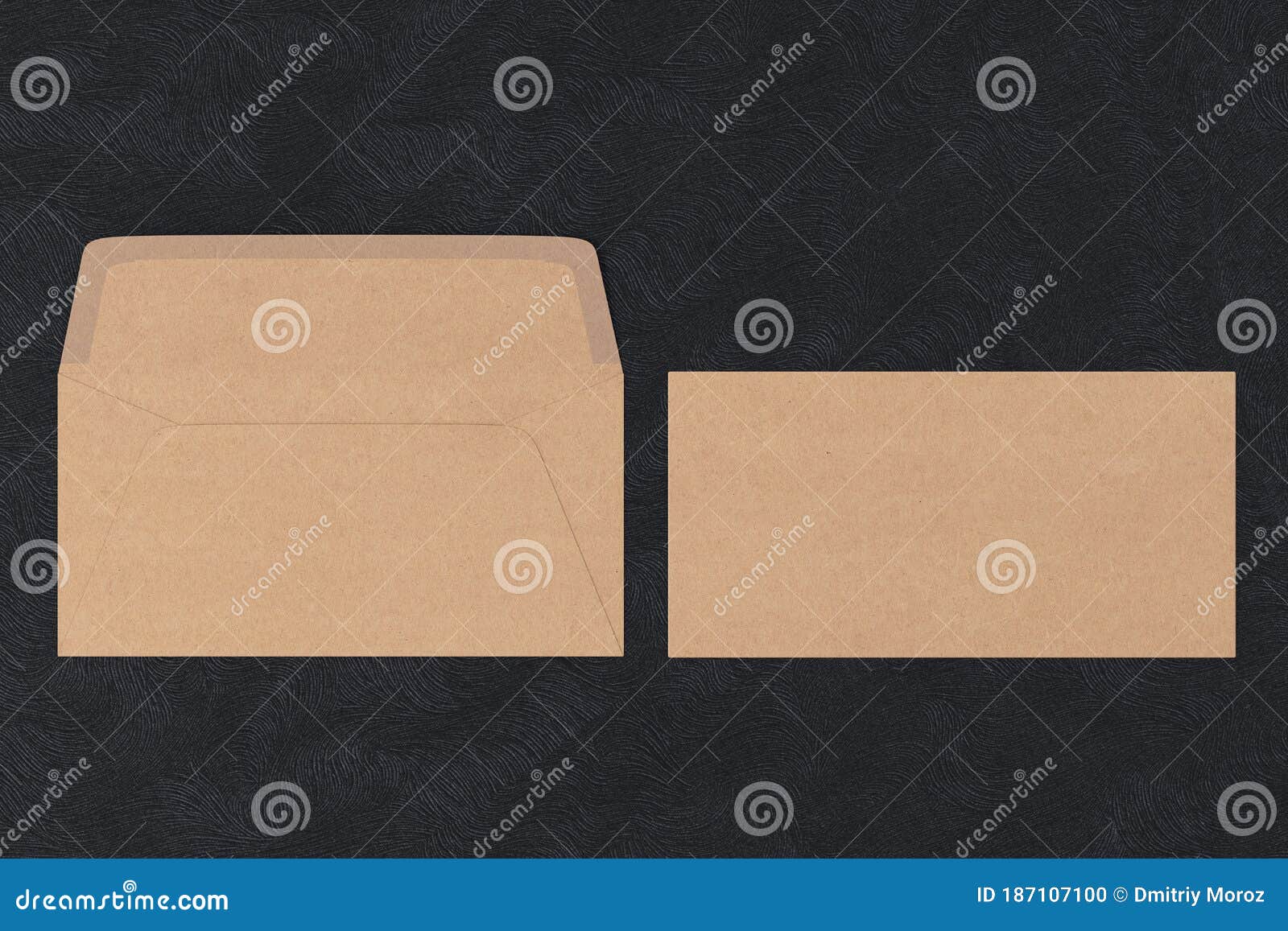 Envelope on background stock illustration. Illustration of long - 187107100