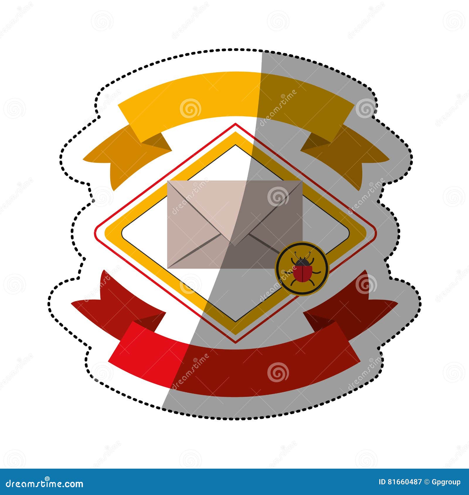 Envelope Bug and Security System Design Stock Illustration ...