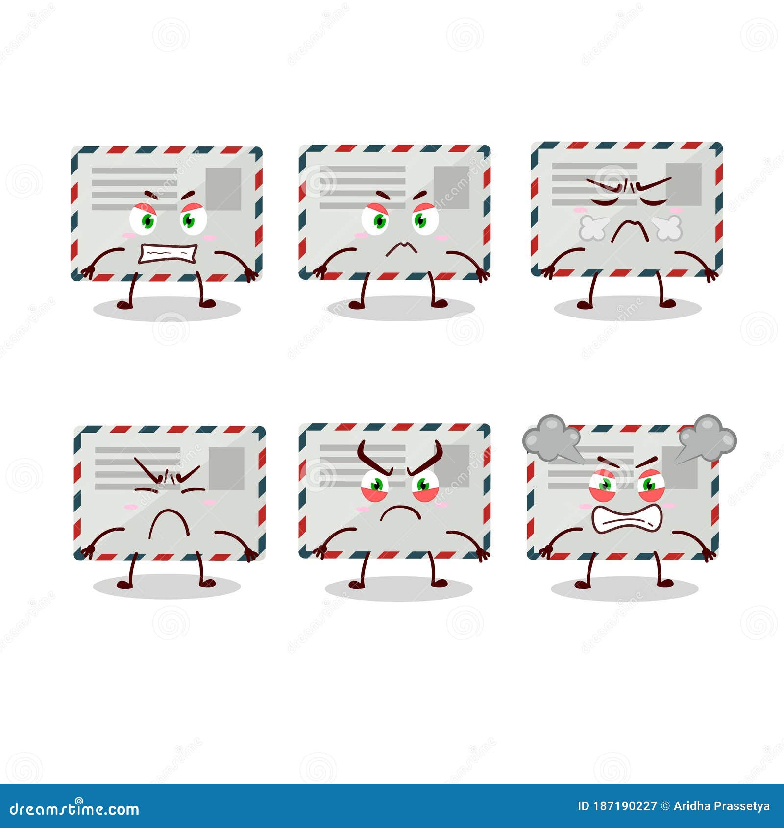 Envelope And Angry Face Sign Stock Image | CartoonDealer.com #1682119