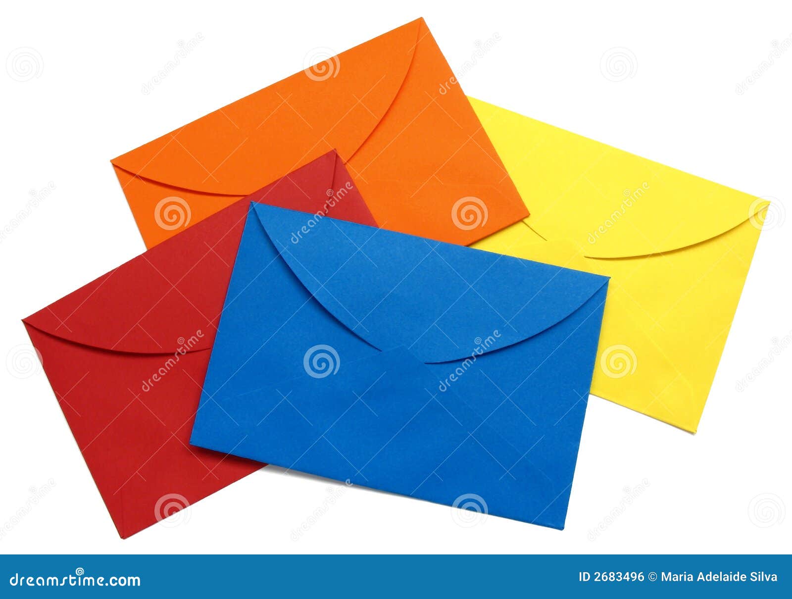 Envelope colorido - 4 foto de stock. Imagem de cumprimento - 2683496