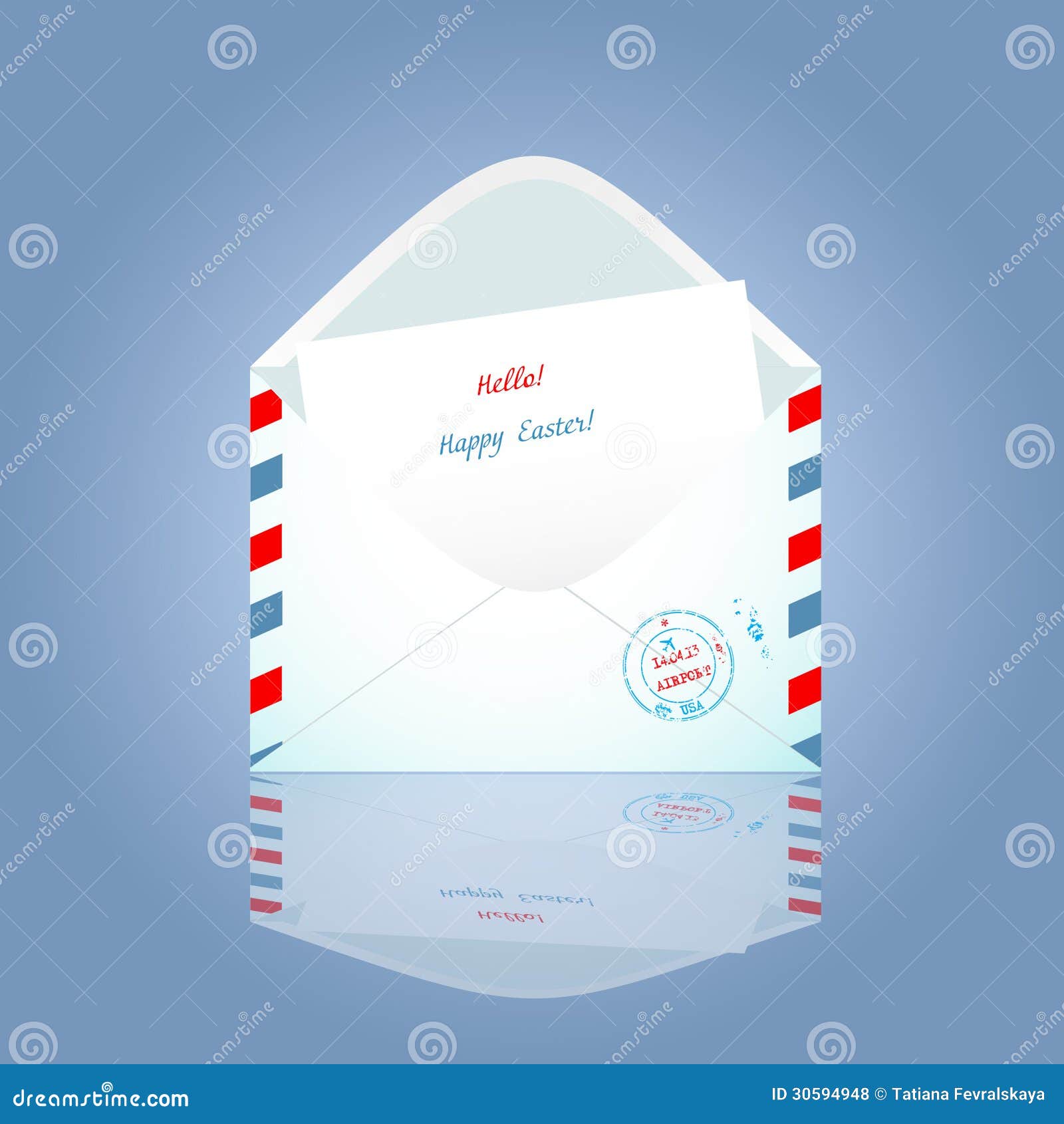 The Envelope Vector Illustration | CartoonDealer.com #30594948