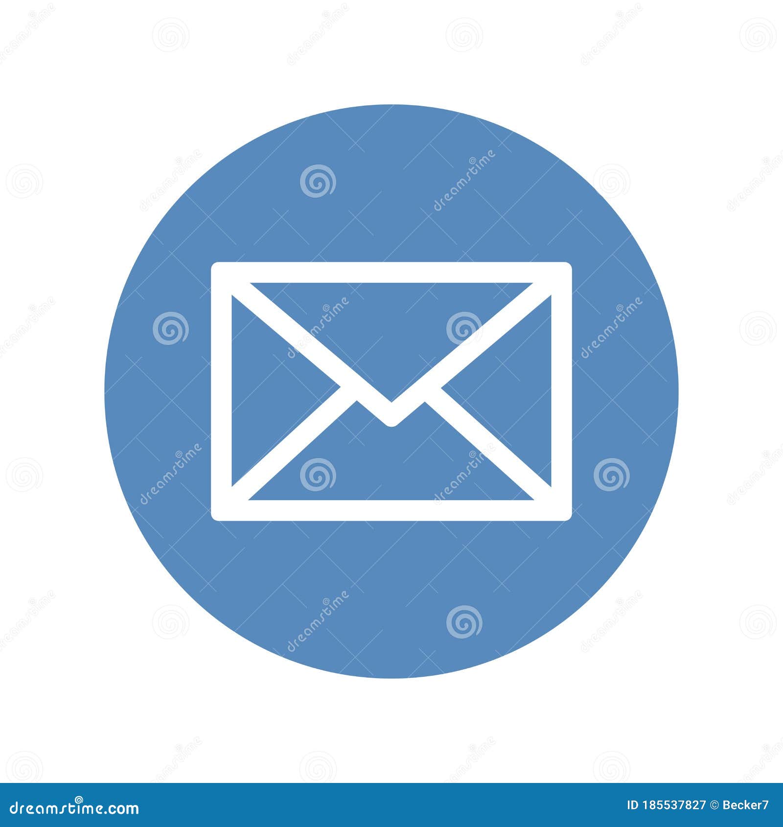Envelope Contour Symbol, Mail Icon Stock Vector - Illustration of mail ...
