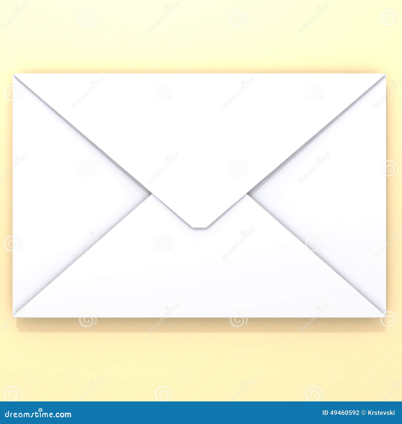 Envelope 3d illustration stock illustration. Illustration of letter ...