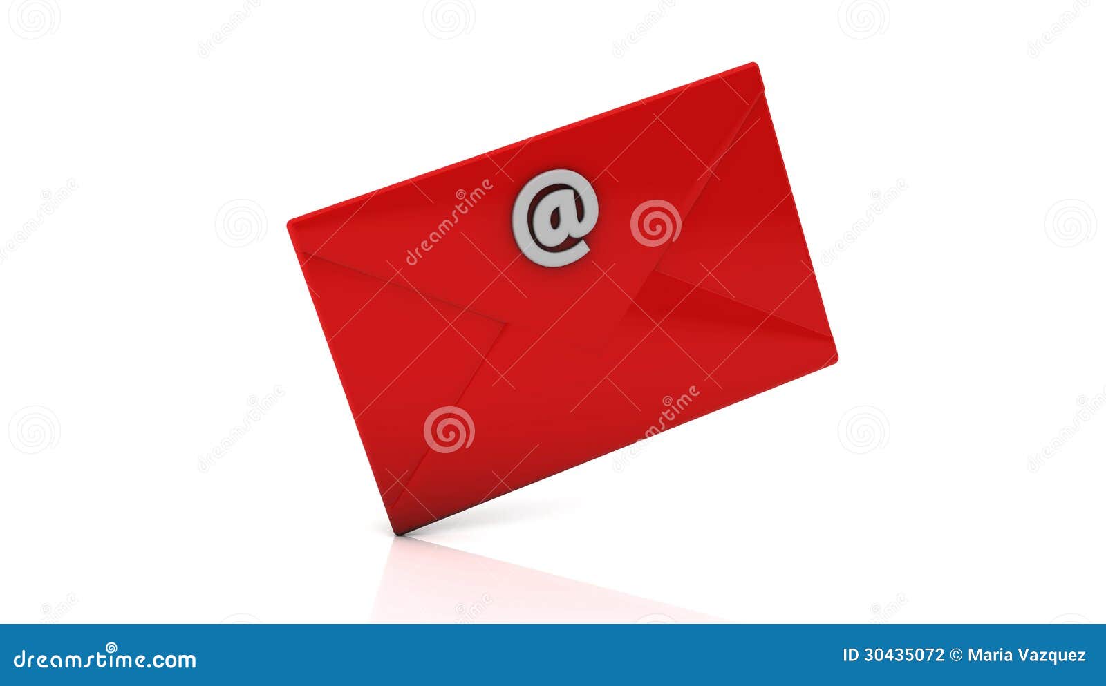 Envelope in 3d stock illustration. Illustration of mail - 30435072