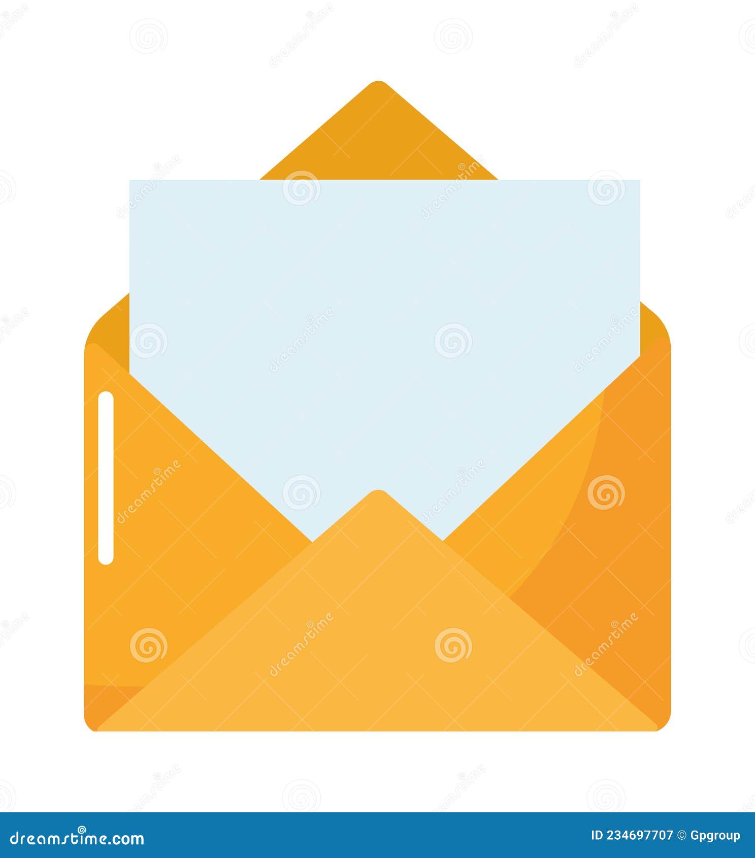 Envelope with data stock illustration. Illustration of secure - 234697707