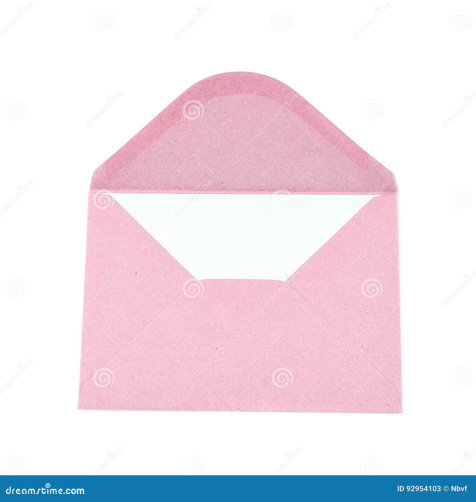 Envelope De Papel Cor-de-rosa Isolado Imagem de Stock - Imagem de fundo ...