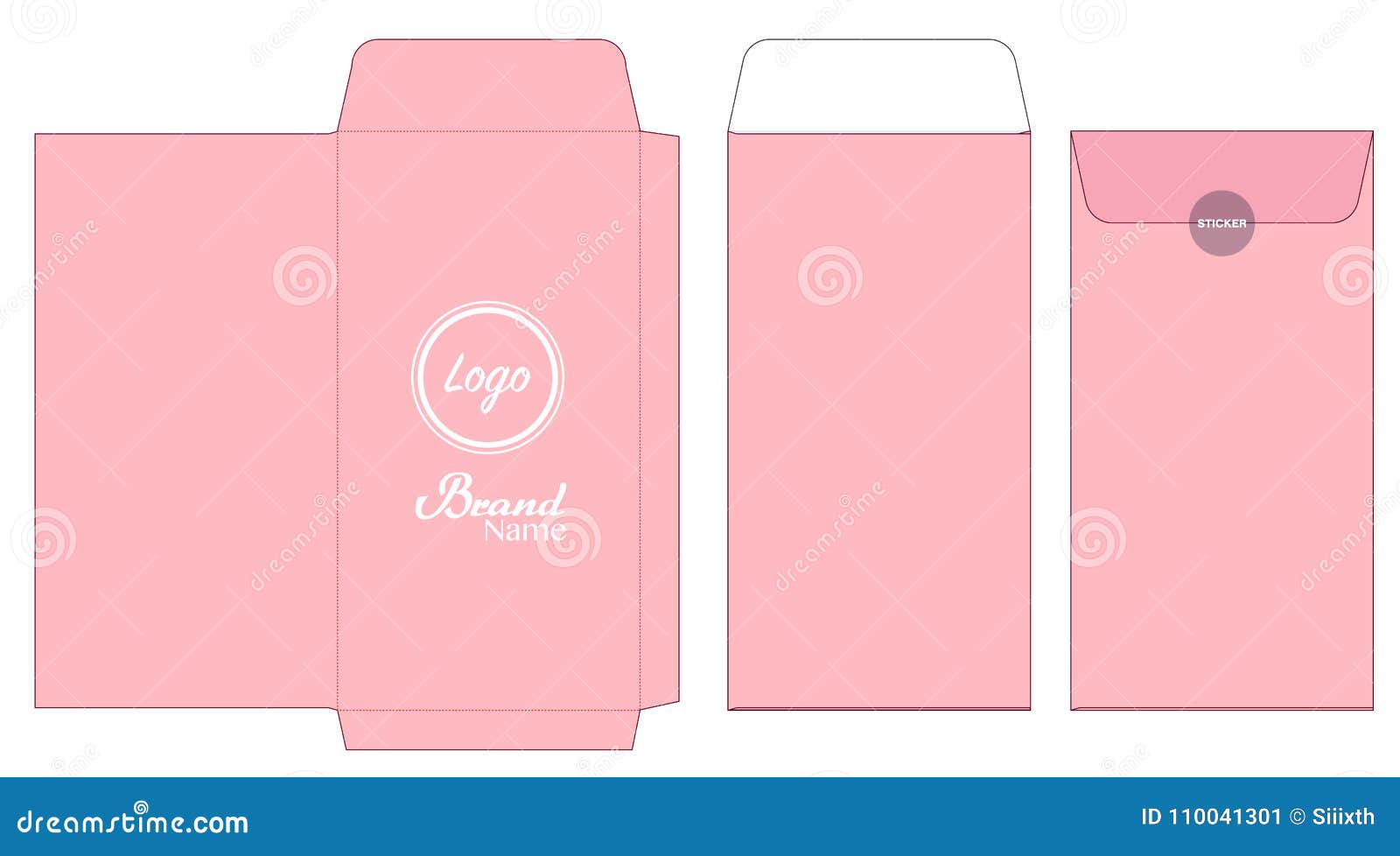 Envelope Die Cut Mock Up Template Vector Stock Vector - Illustration of ... Envelope Die Cut Mock Up Template Vector Stock Vector - Illustration of ...