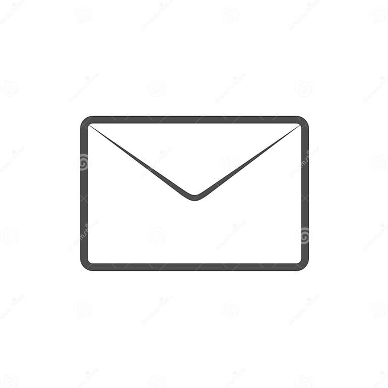 Envelope draw design stock vector. Illustration of email - 138080162