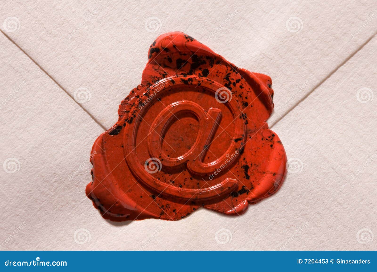 Envelope with E-mail sign stock image. Image of letter - 7204453