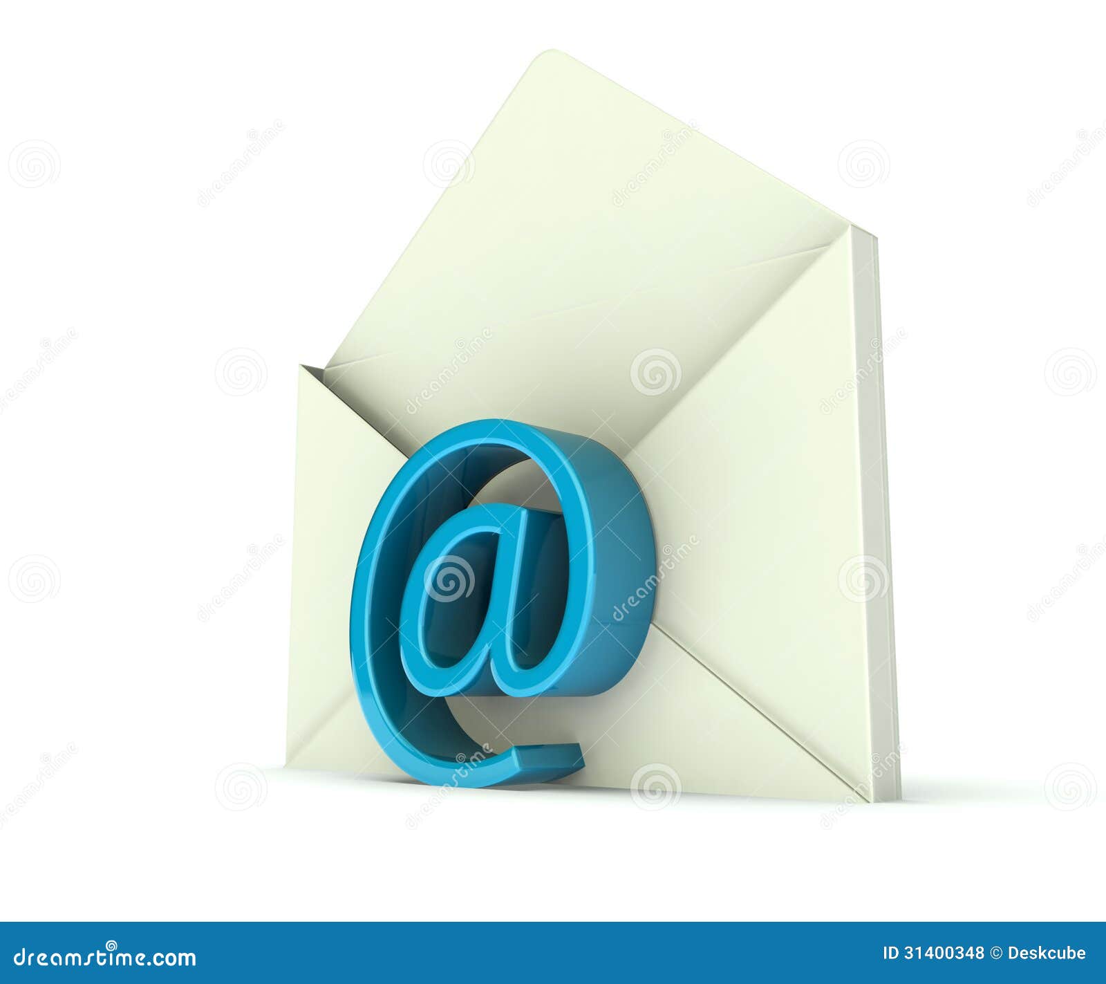 Envelope E-mail Sign in Front Stock Illustration - Illustration of ...