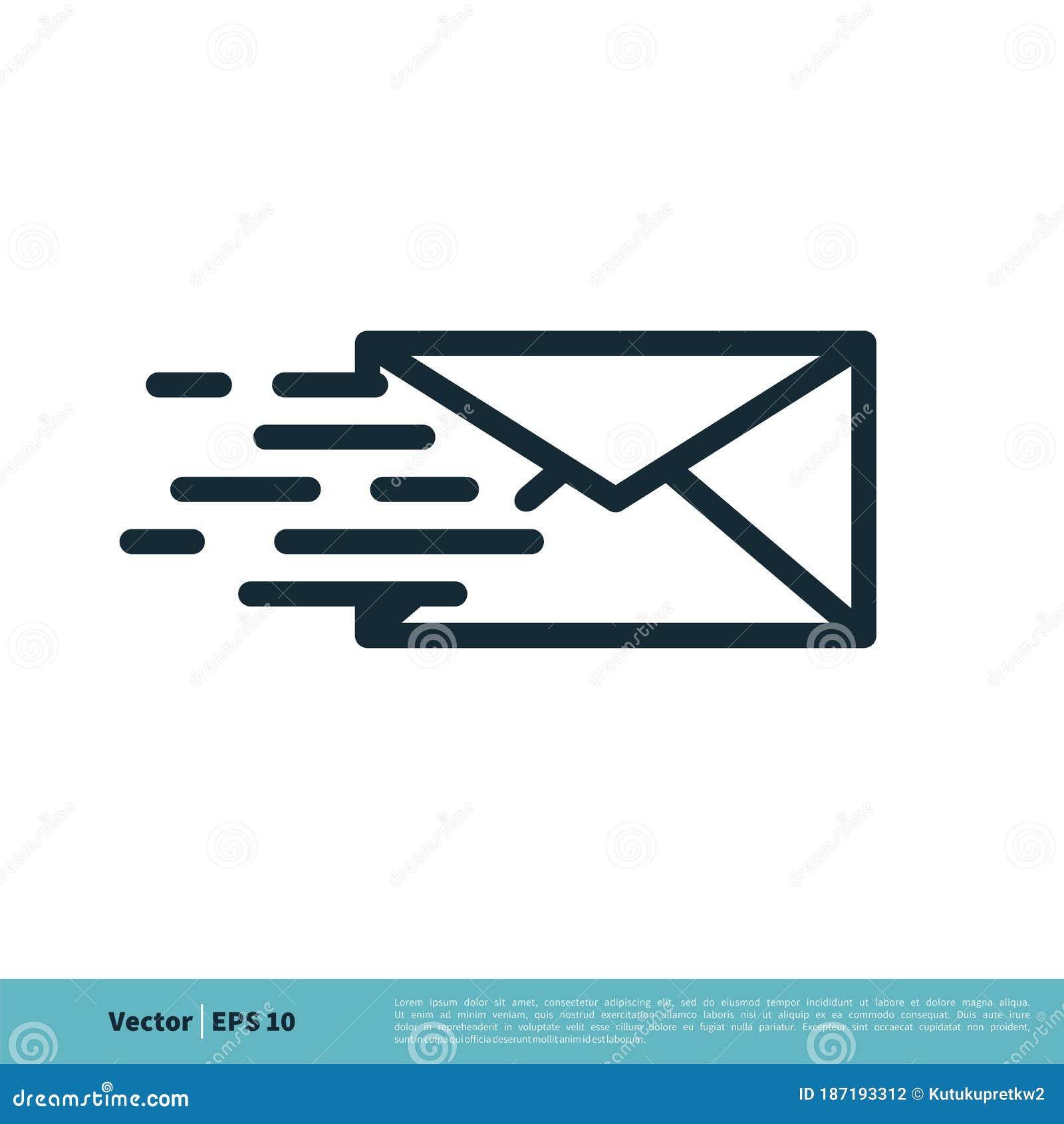 Envelope Email Icon Vector Logo Template Illustration Design. Vector ...