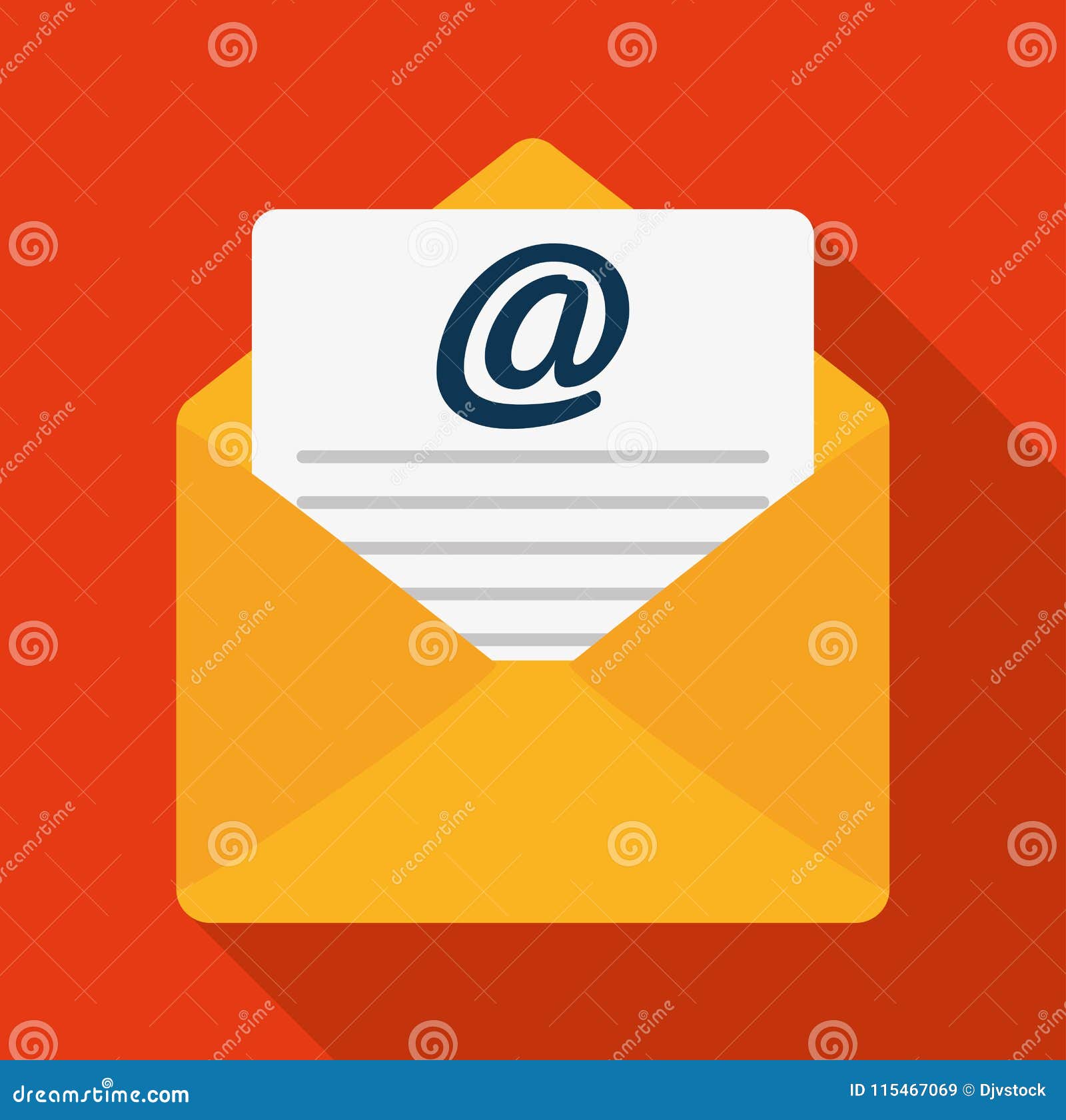 Envelope Email Marketing Send Design. Stock Vector - Illustration of ... Envelope Email Marketing Send Design. Stock Vector - Illustration of ...