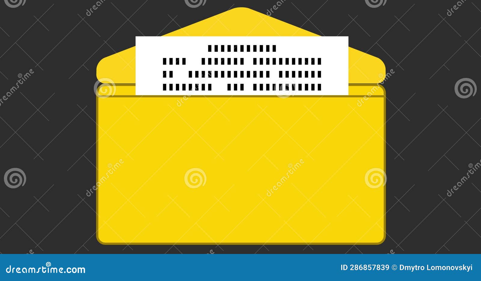 Envelope Flat Animated Icon. Stock Video - Video of animation, isolated ...