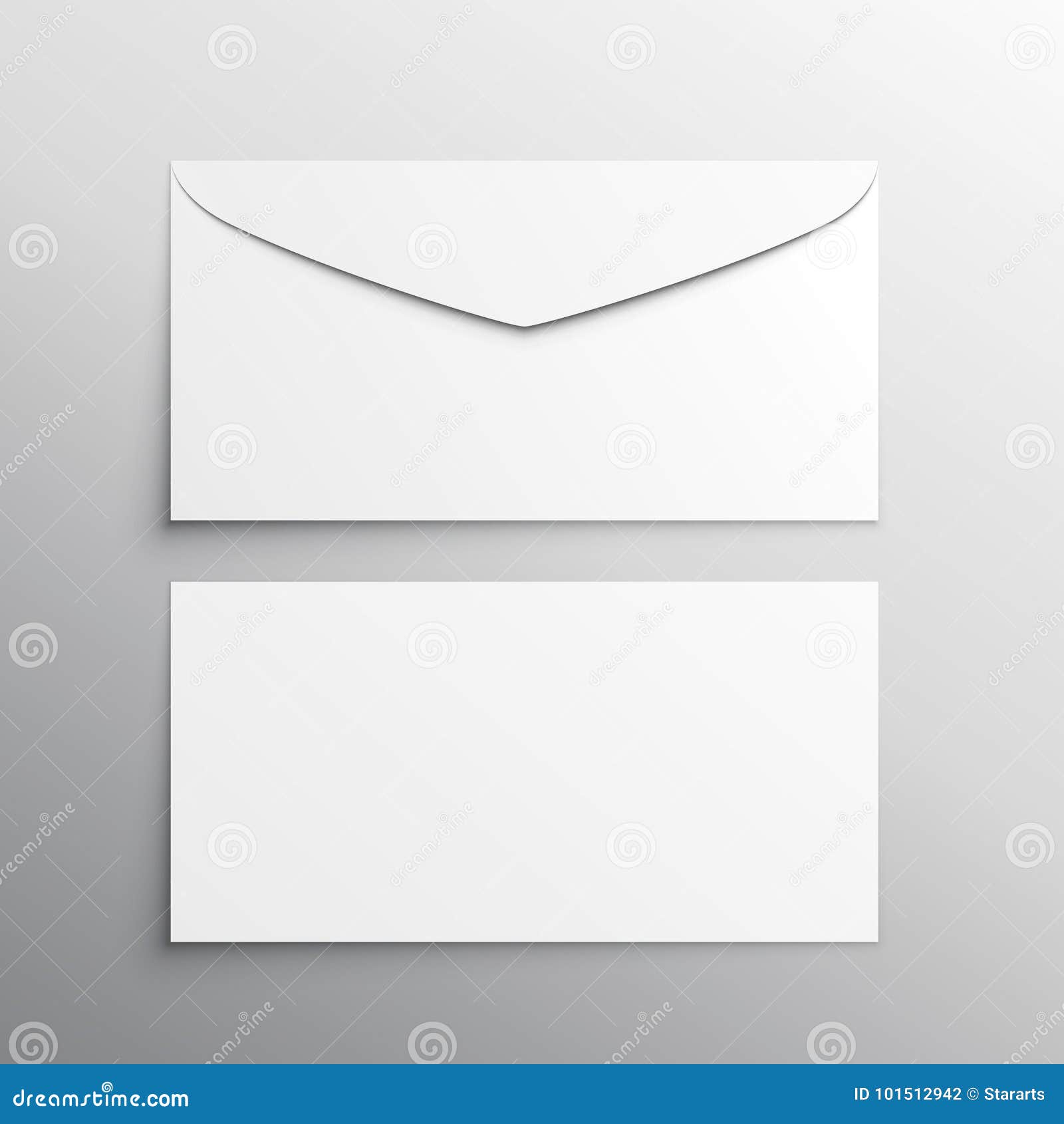 Front And Back Of Envelope Clipart