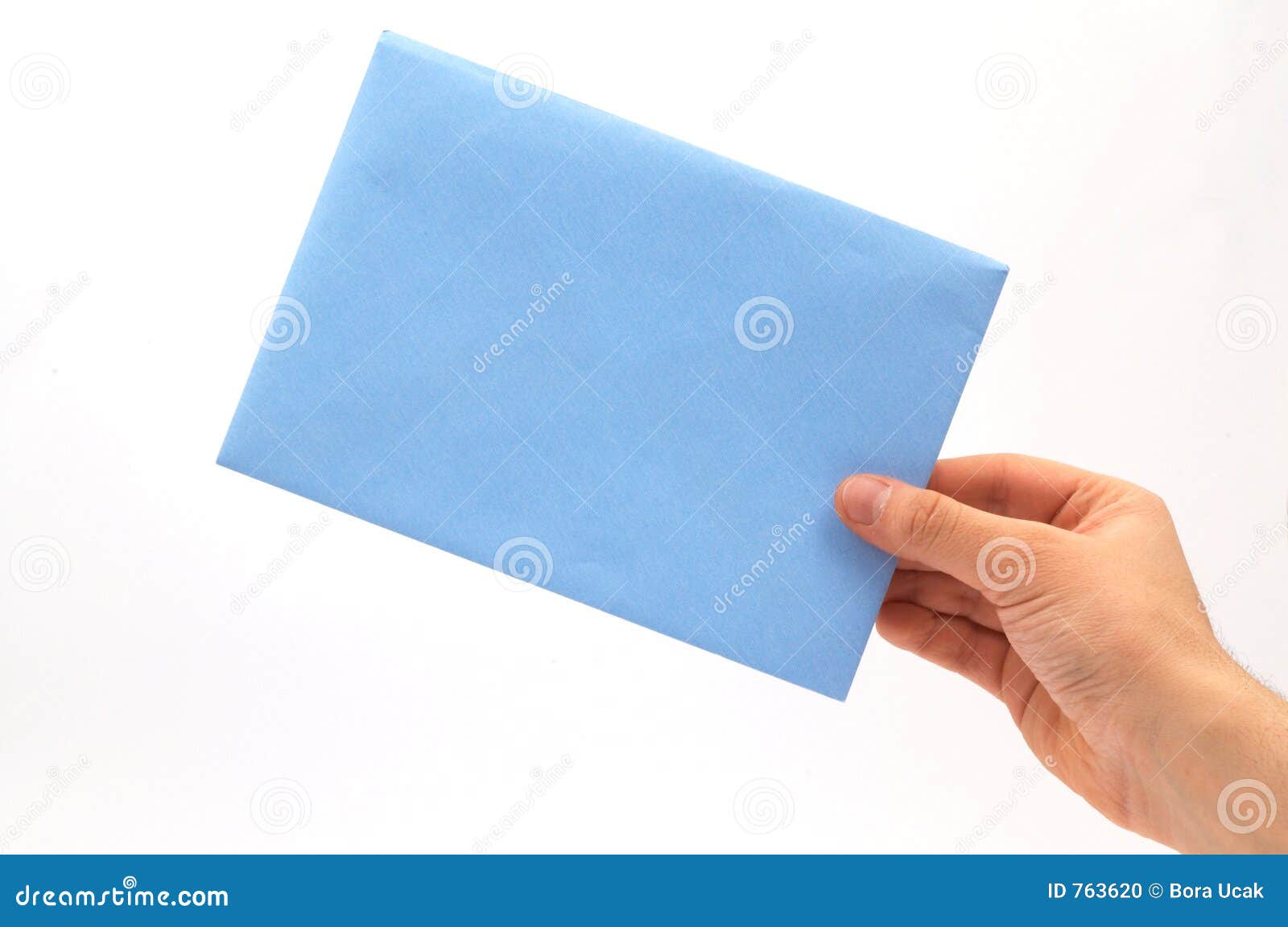 Envelope in hand stock photo. Image of isolated, businessman - 763620