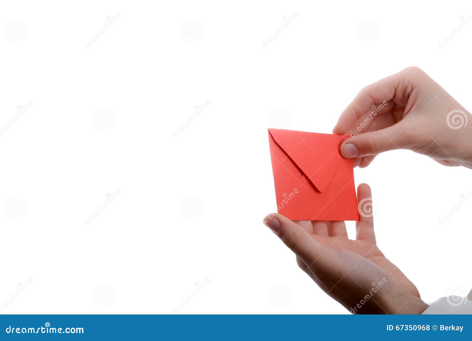 Envelope in hand stock photo. Image of objects, letter - 67350968