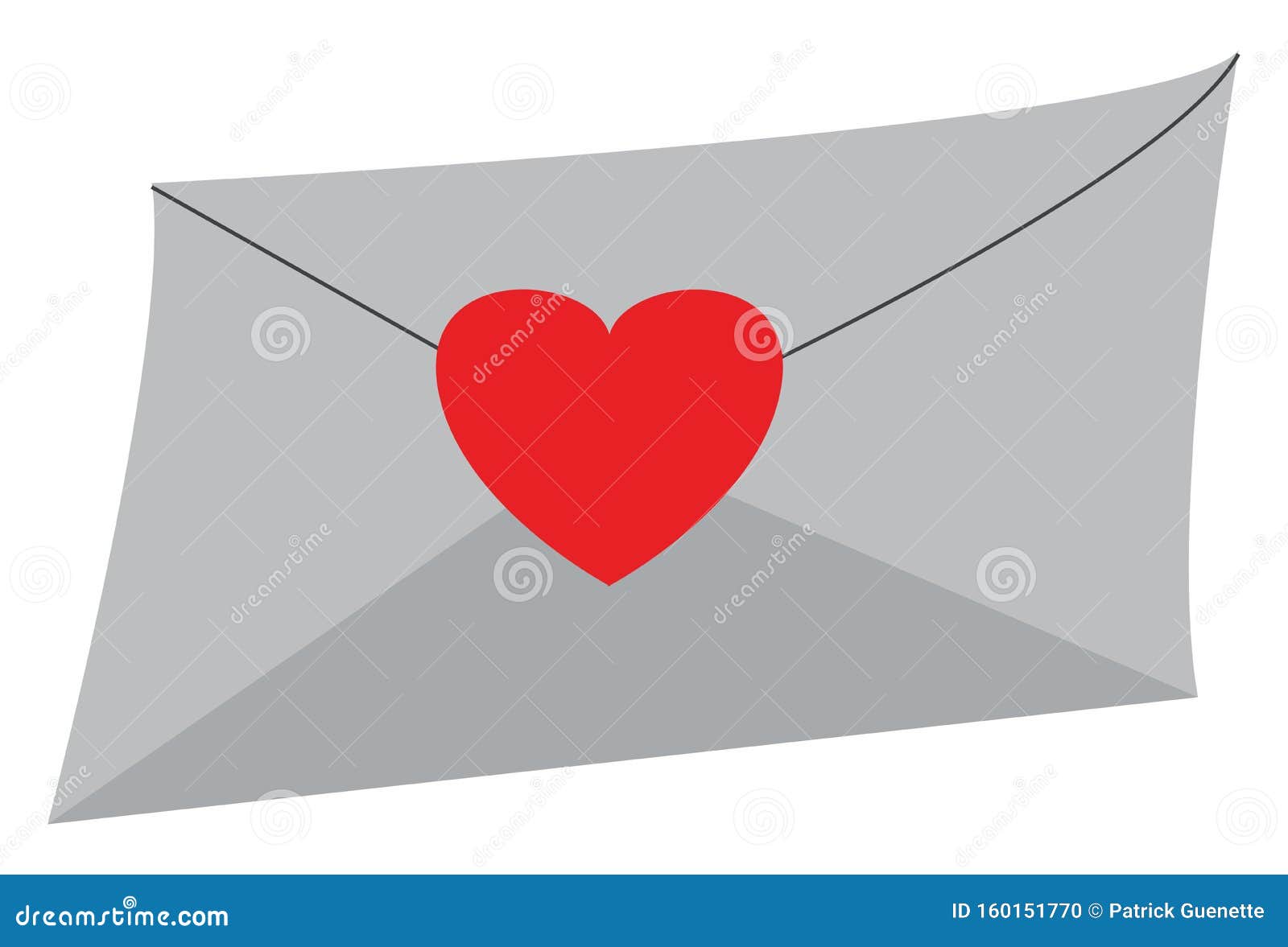 An Envelope Vector or Color Illustration Stock Vector - Illustration of ...
