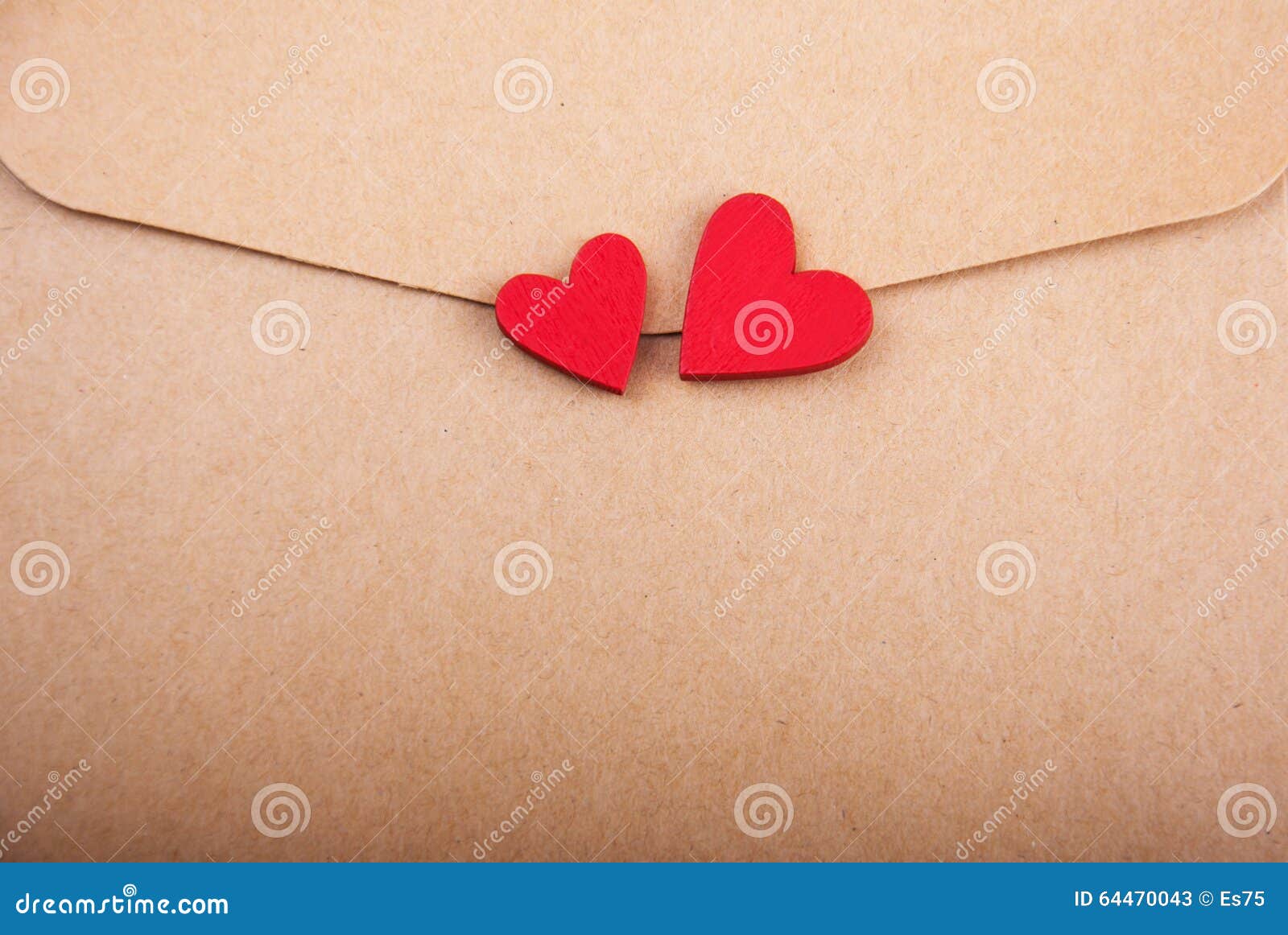 Envelope with heart stock image. Image of invitation - 64470043