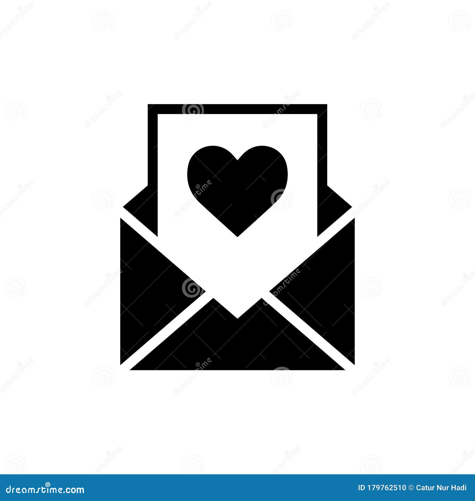 Envelope Icon Flat Vector Template Design Trendy Stock Vector ...