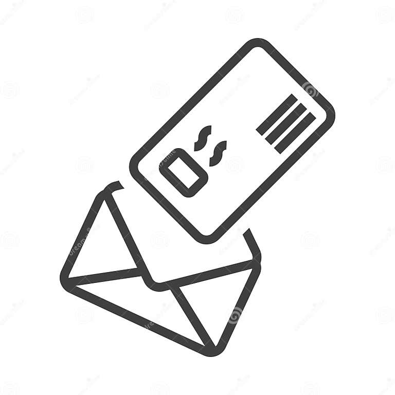 An Envelope Icon for a Letter with an Envelope from Another Letter ...