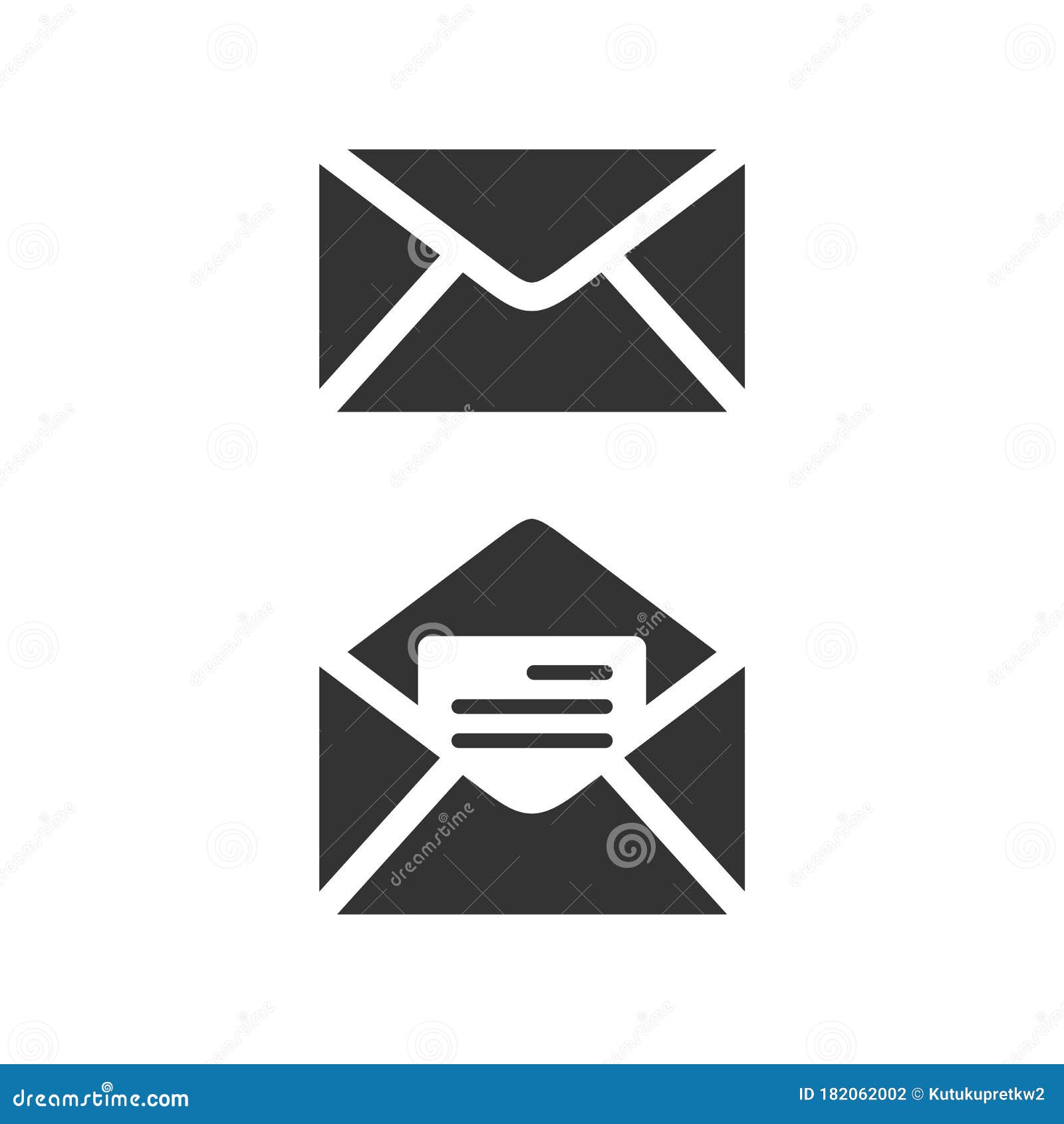 Envelope Icon Logo Template Illustration Design. Vector EPS 10 Stock ...