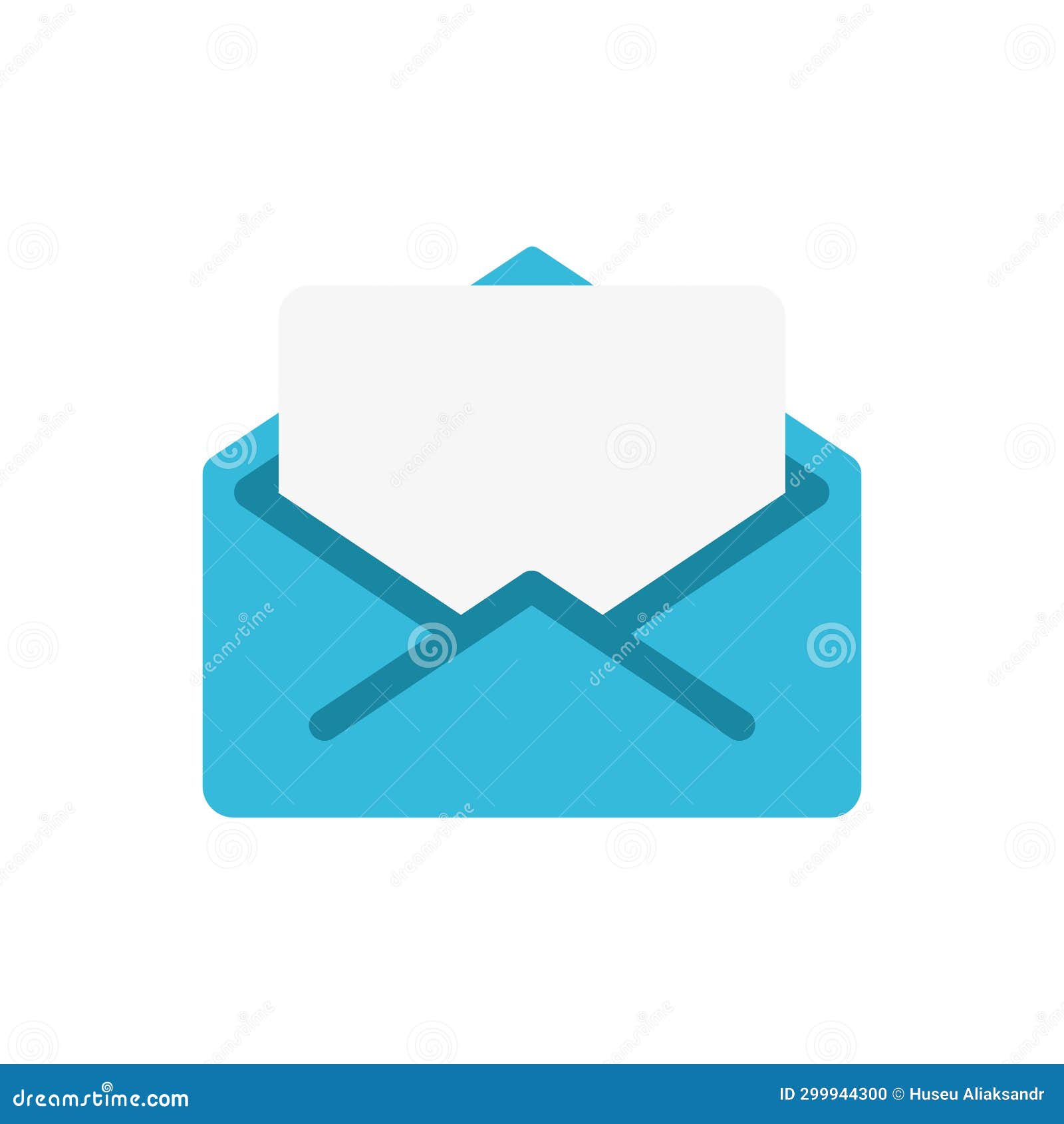 Envelope icon vector stock vector. Illustration of letter - 299944300