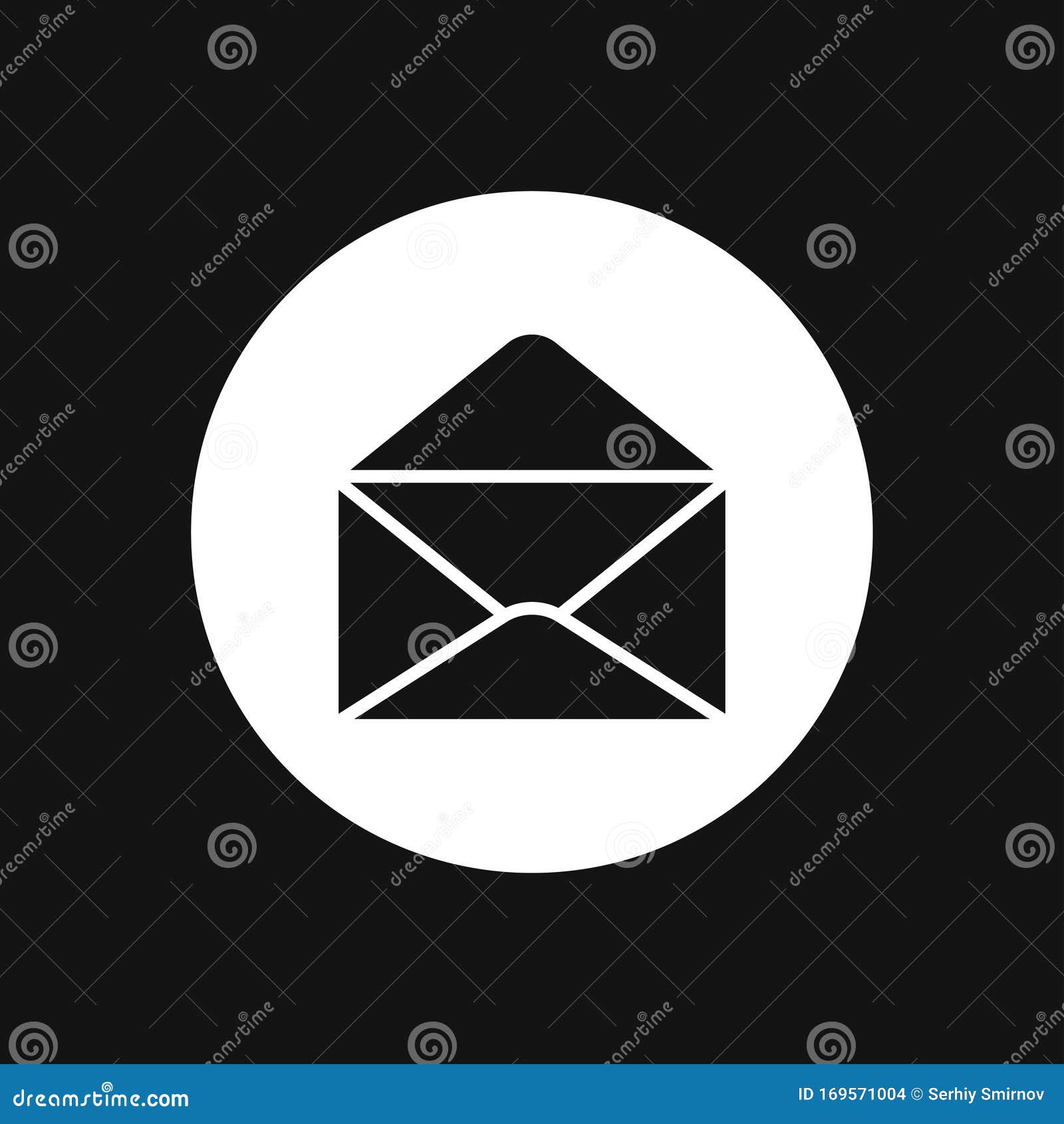 Envelope Icon, Vector Mail Envelope and Letter Symbol Stock ...