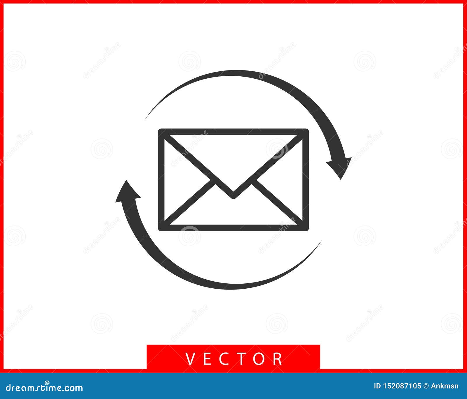 Envelope Icons Letter. Envelop Icon Vector Template. Mail Symbol ...
