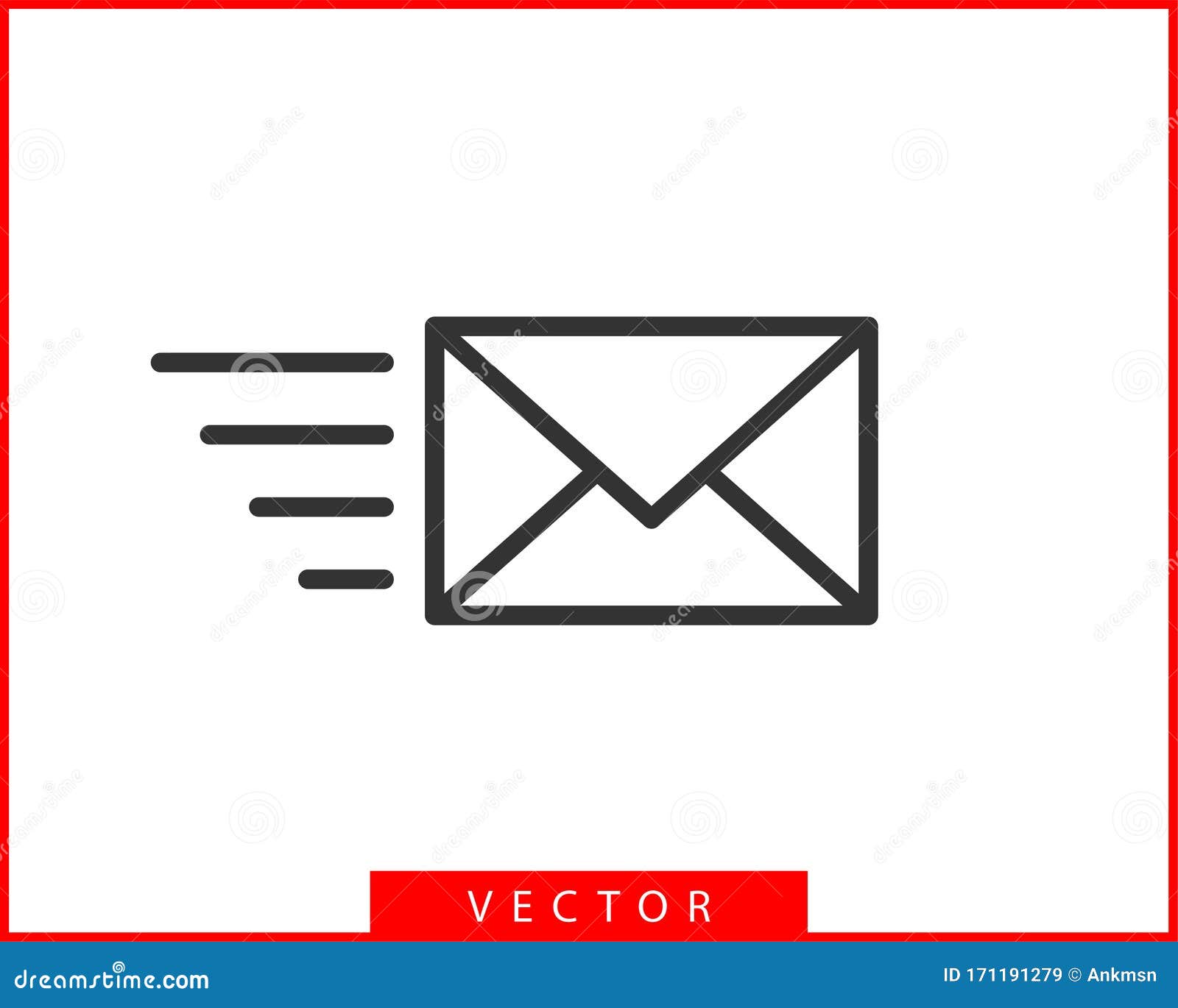 Envelope Icons Letter. Envelop Icon Vector Template. Mail Symbol ...