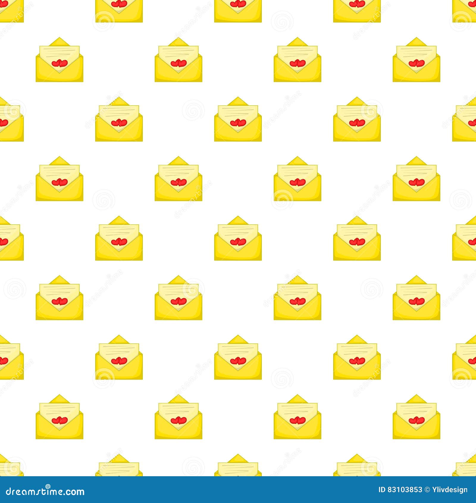 Envelope with Invitation Card Pattern Stock Vector - Illustration of ...