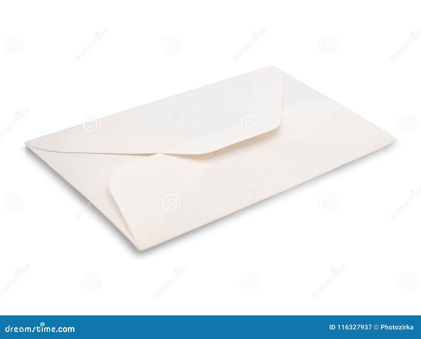 Envelope Isolation on White Background Stock Image - Image of card ...