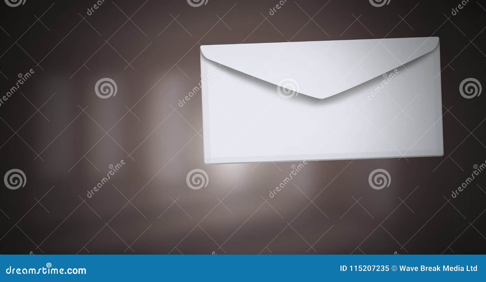 Envelope Letter Message Floating Stock Illustration - Illustration of ...