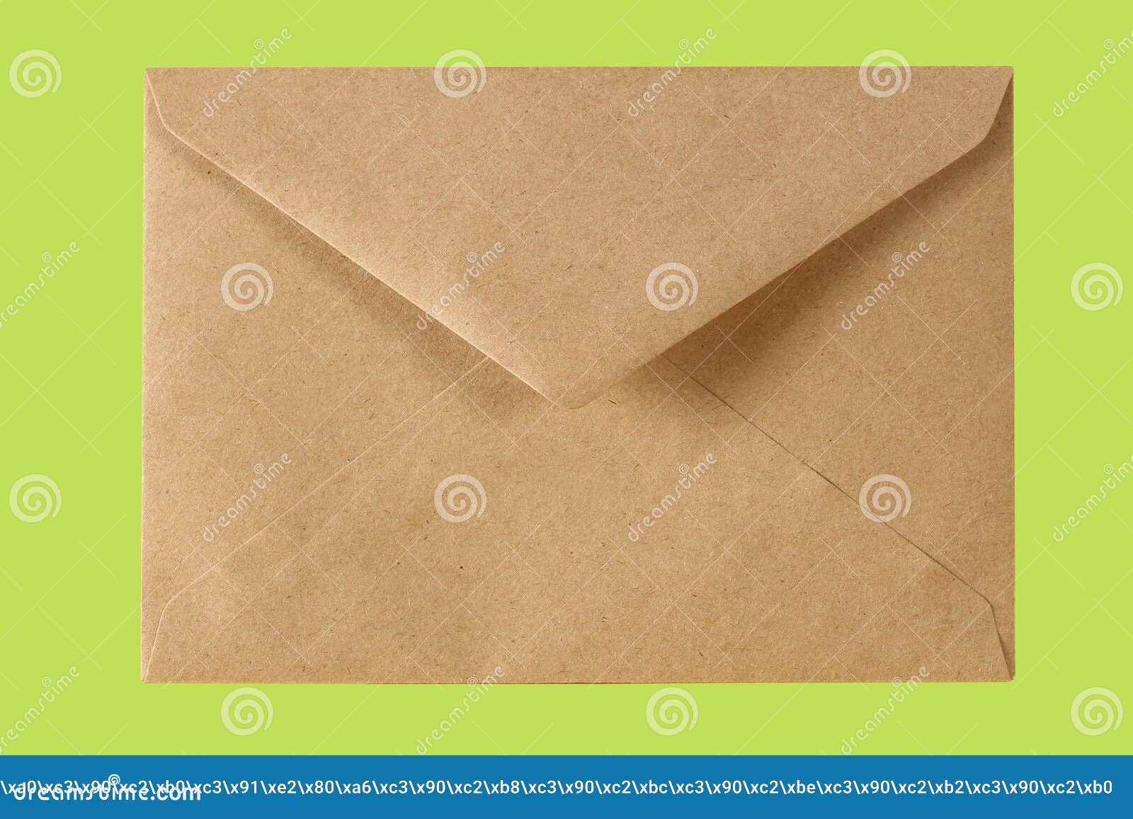 The Envelope for Letters is on the Table Stock Image - Image of blank ...