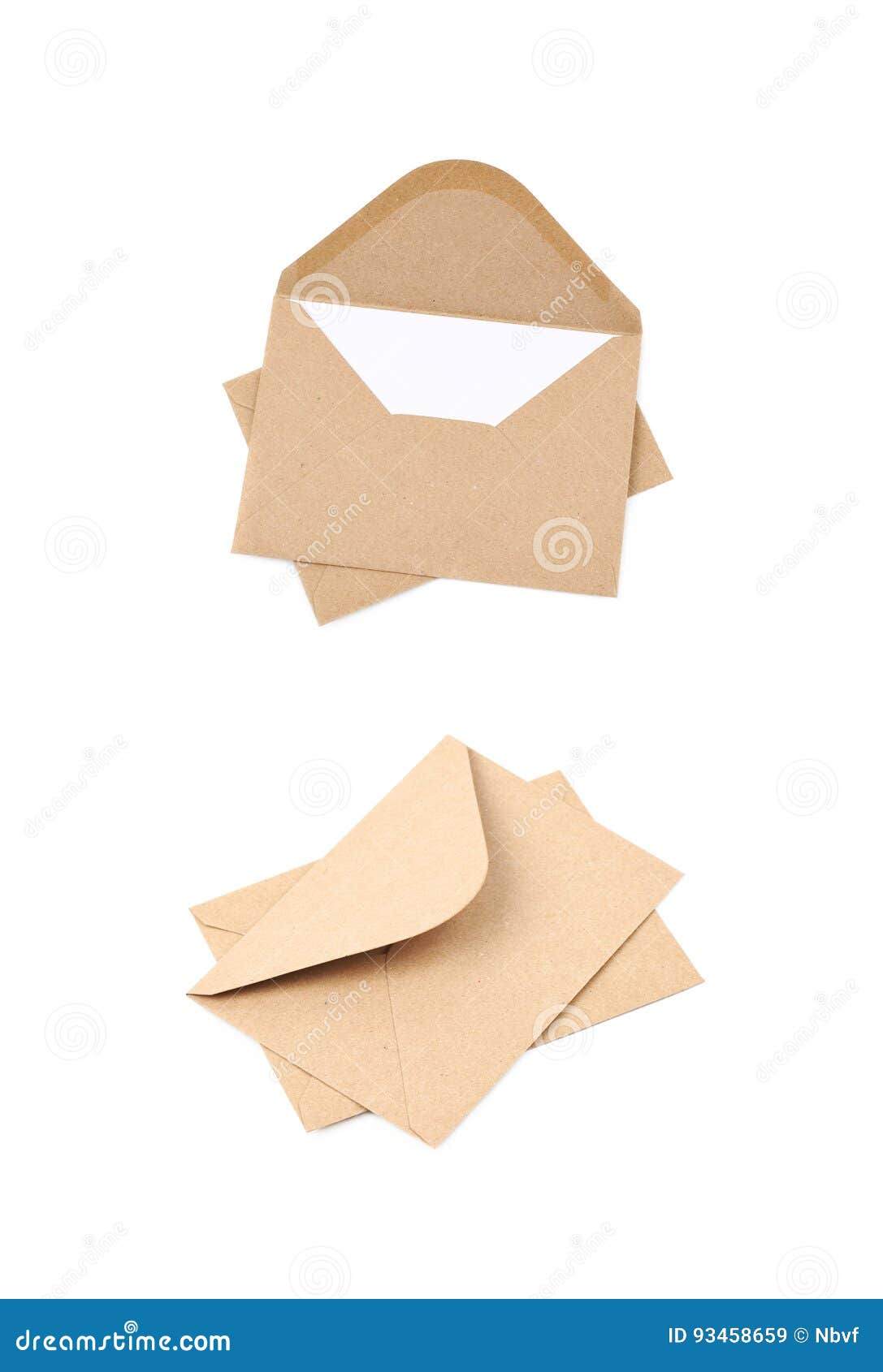 Envelope Made of Recycled Paper Stock Image - Image of object, antique ...