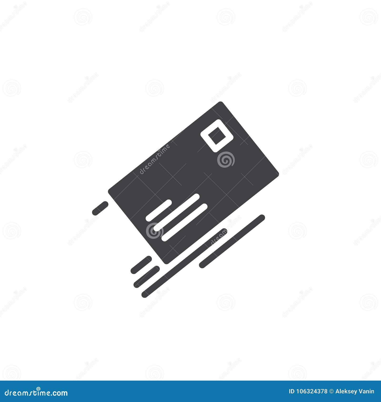 Envelope mail icon vector stock vector. Illustration of service - 106324378