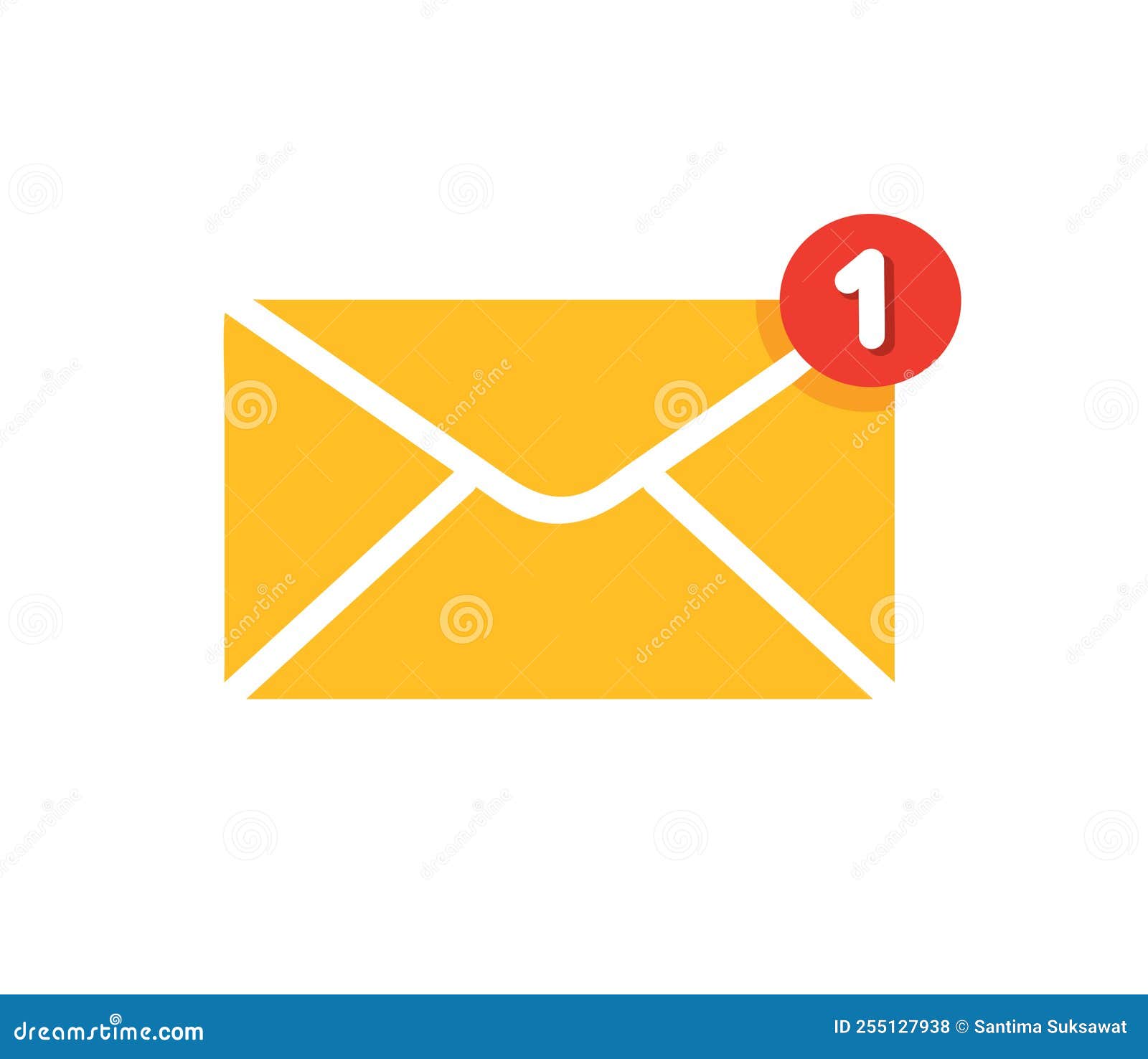 Envelope Mail Icon. Vector Illustration Stock Vector - Illustration of ...