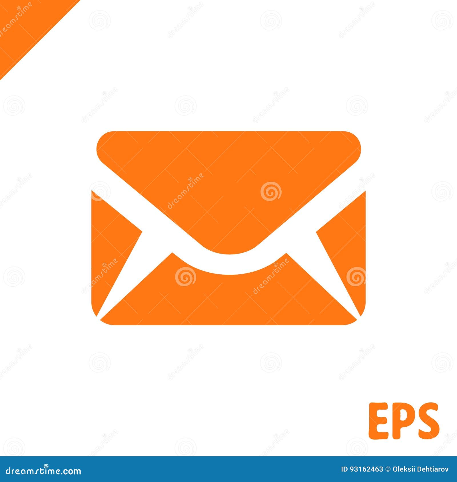 Envelope Mail Icon, Vector Illustration. Flat Design Style Stock Vector ...
