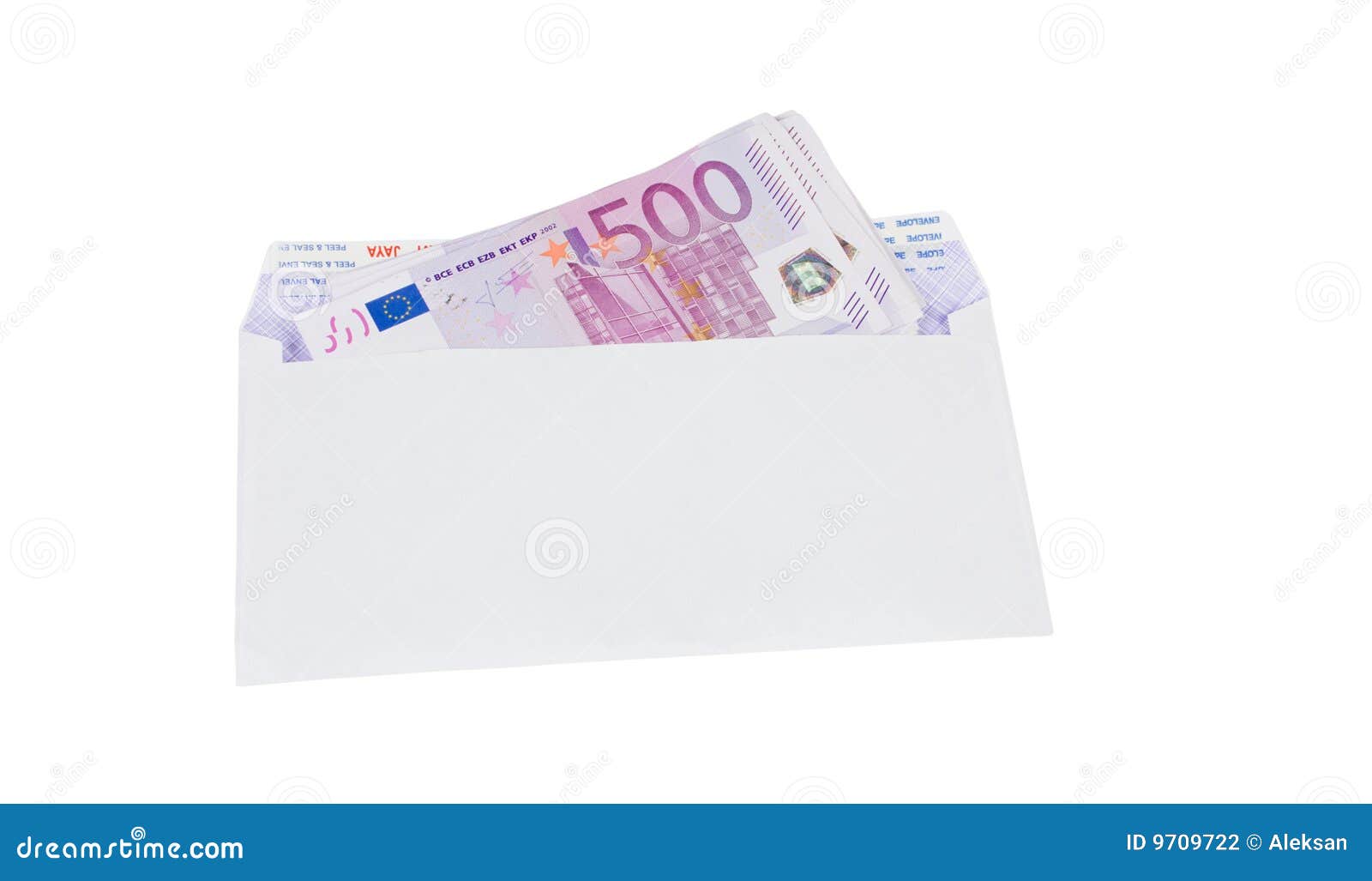 Envelope and money stock photo. Image of business, banknote - 9709722