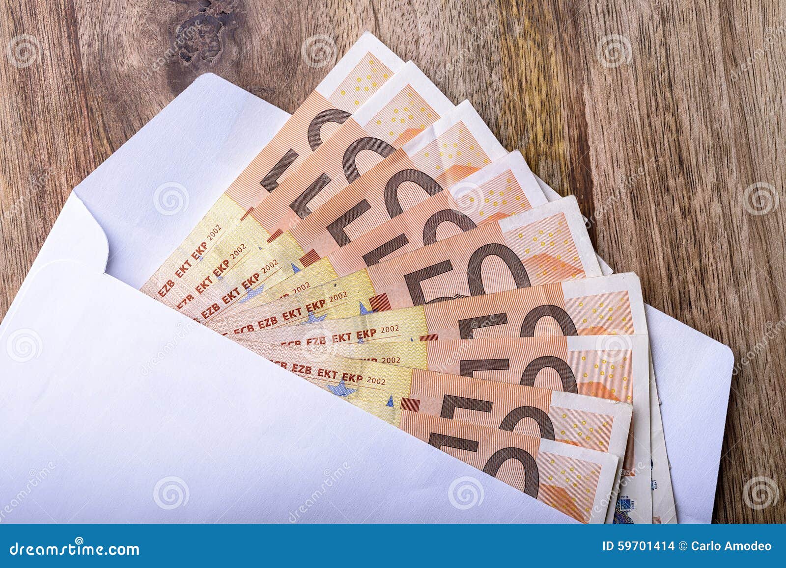 Envelope of money stock photo. Image of wealth, payment - 59701414