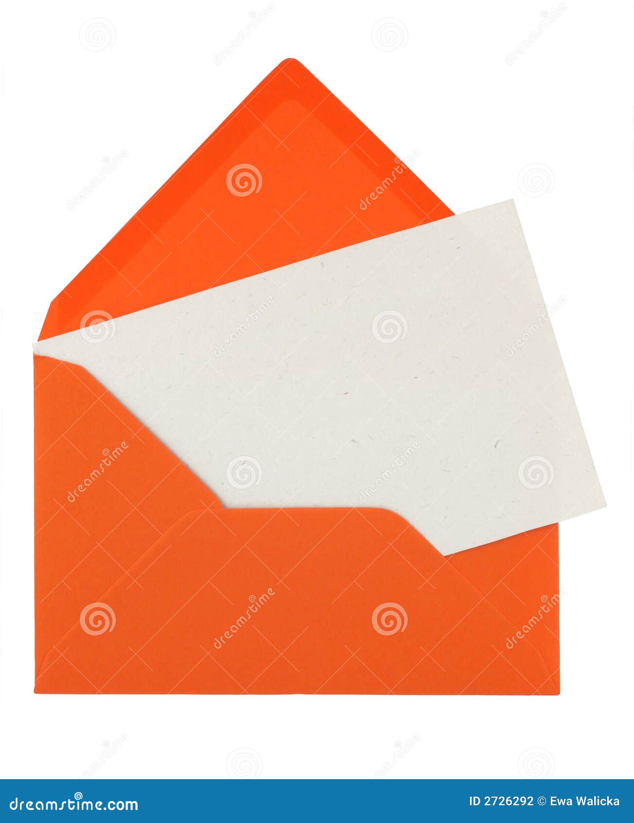 Envelope and note stock photo. Image of orange, note, copy - 2726292